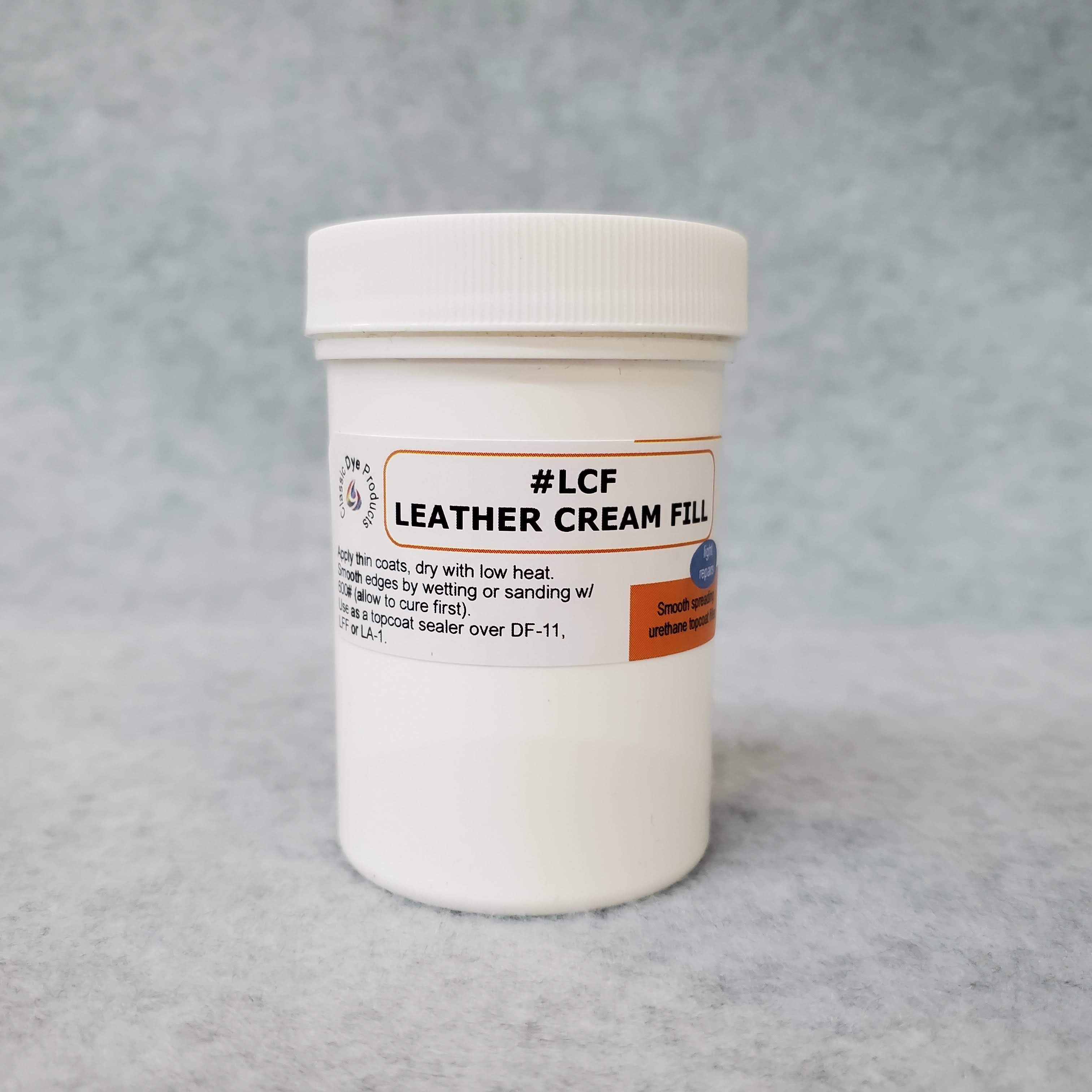 LCF - Leather Cream Fill light crack filler – Classic Dye Products Inc.
